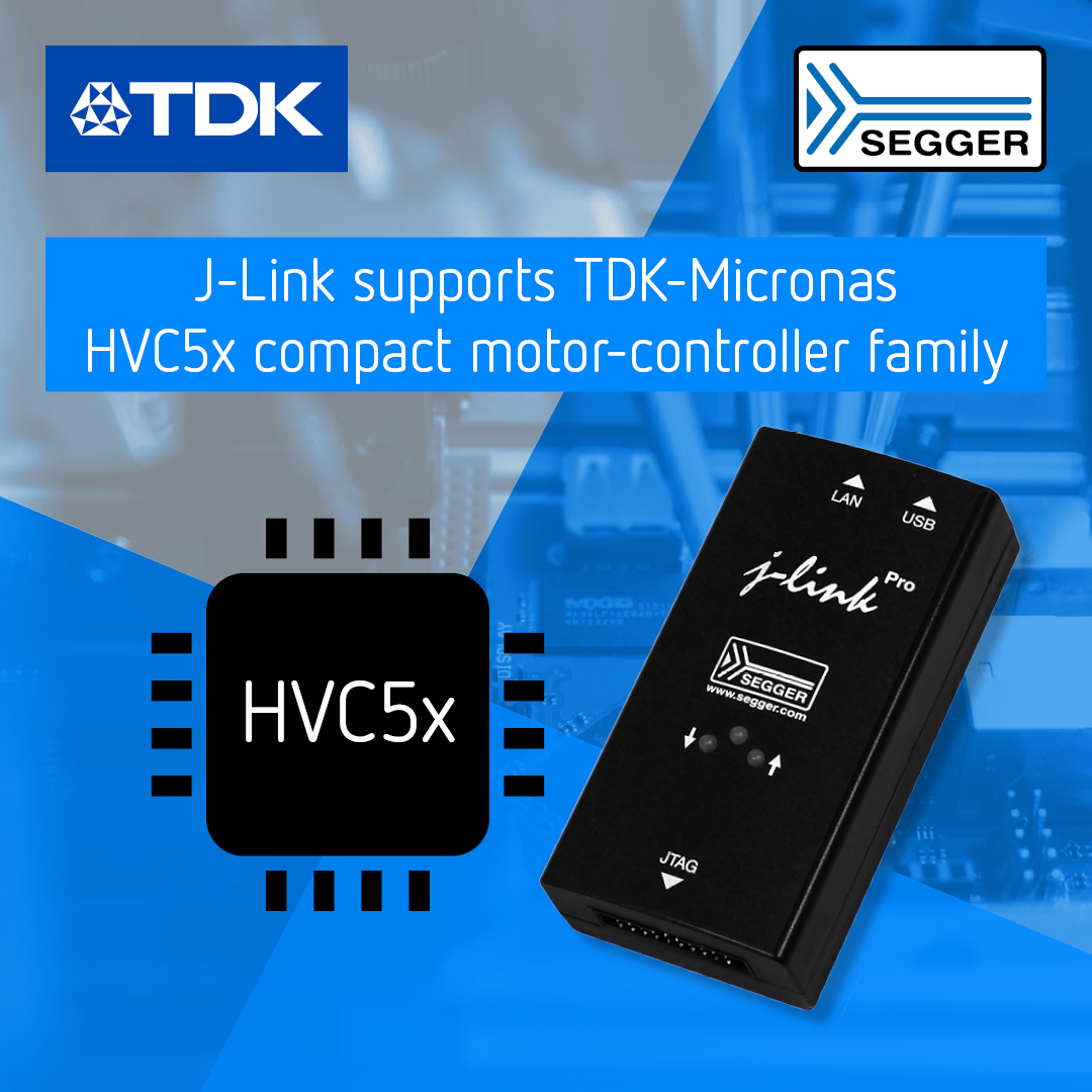J-Link support for the TDK-Micronas HVC 5x SoC series