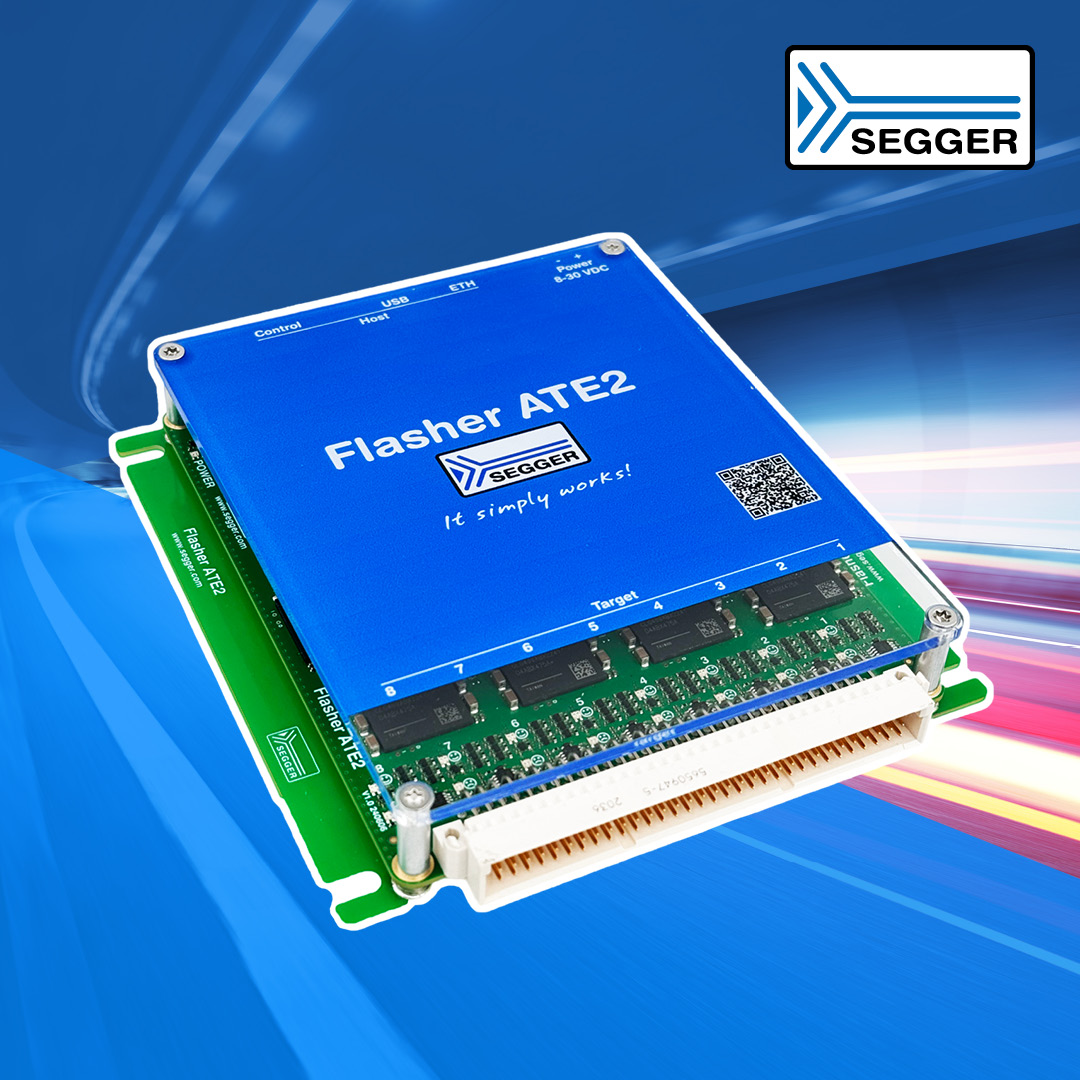 SEGGER introduces Flasher ATE2 for automated test equipment