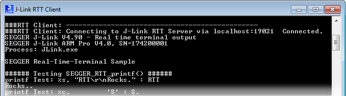 J-Link RTT – Real Time Transfer