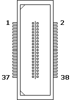J-Trace Mictor 38 Adapter