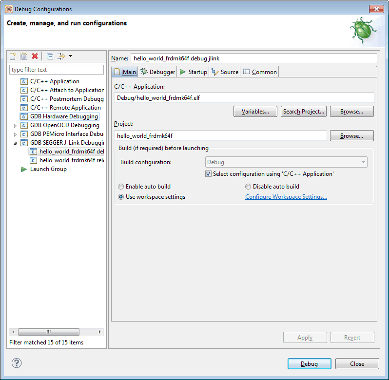 Segger embedded studio debugger not working - garetmrs Segger embedded studio debugger not working - garetmrs